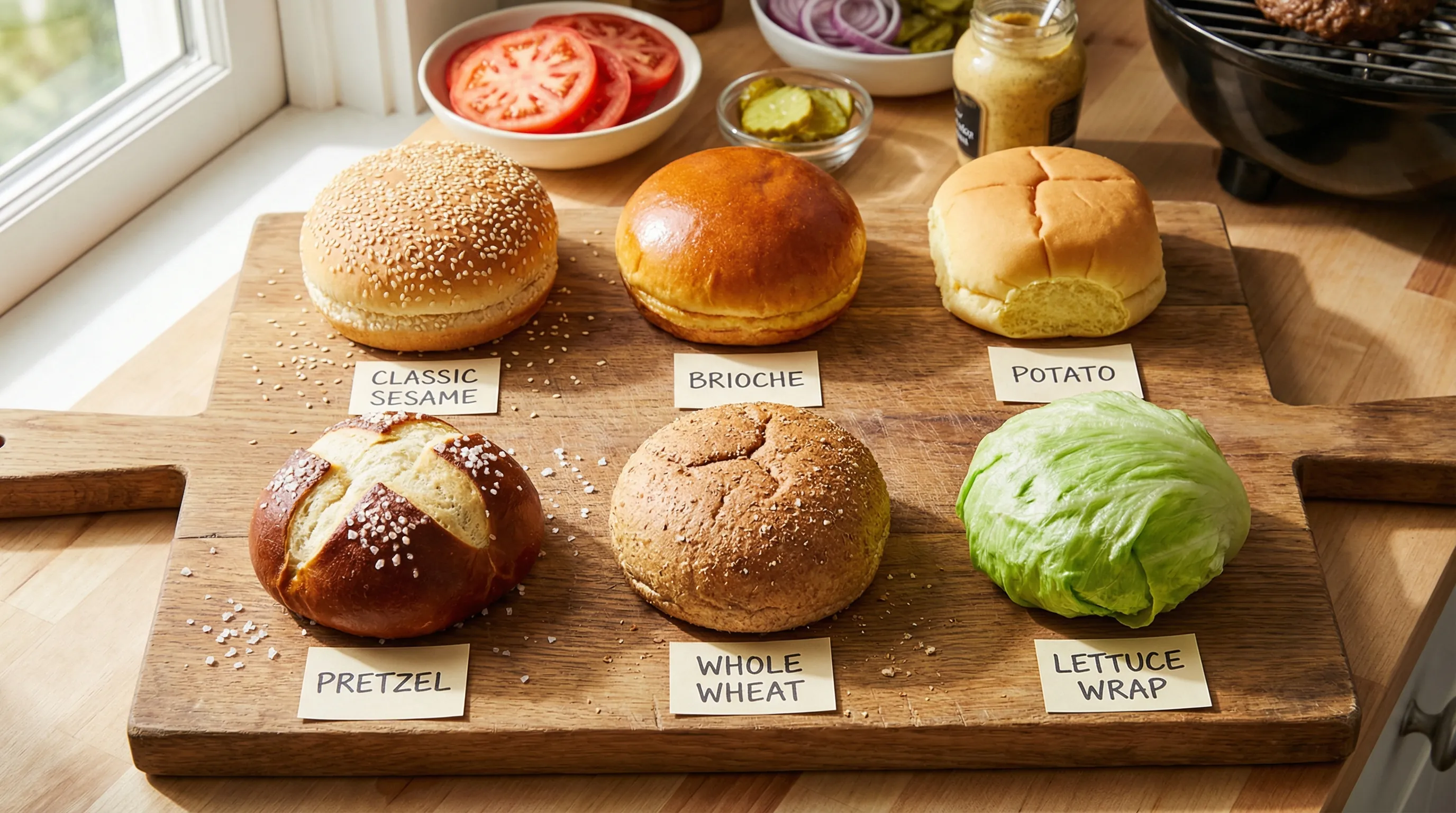 The Ultimate Burger Bun Guide: Choosing the Perfect Bun | Time for ...