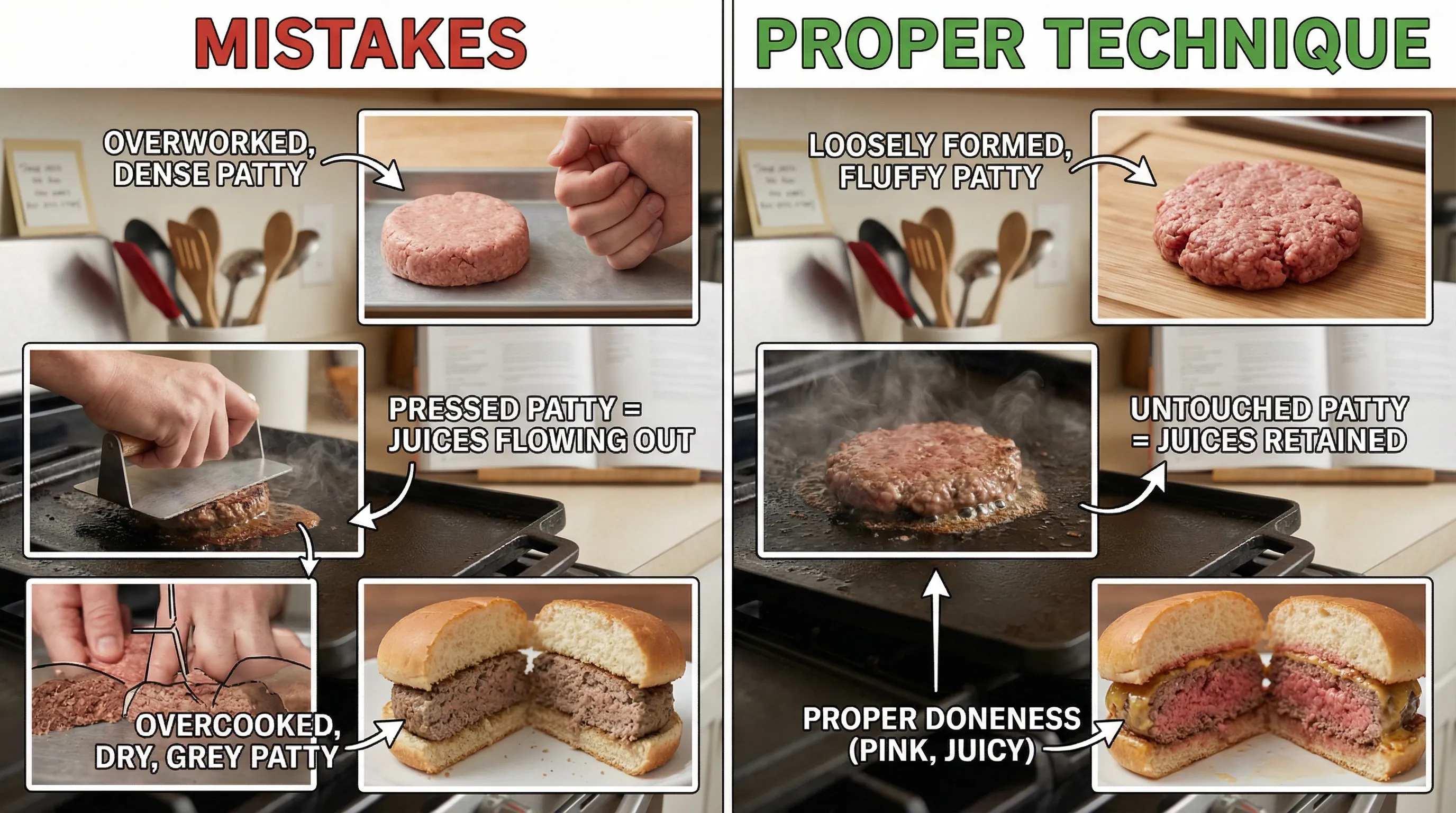 7 Common Burger Mistakes (And How to Fix Them for Perfect Patties ...