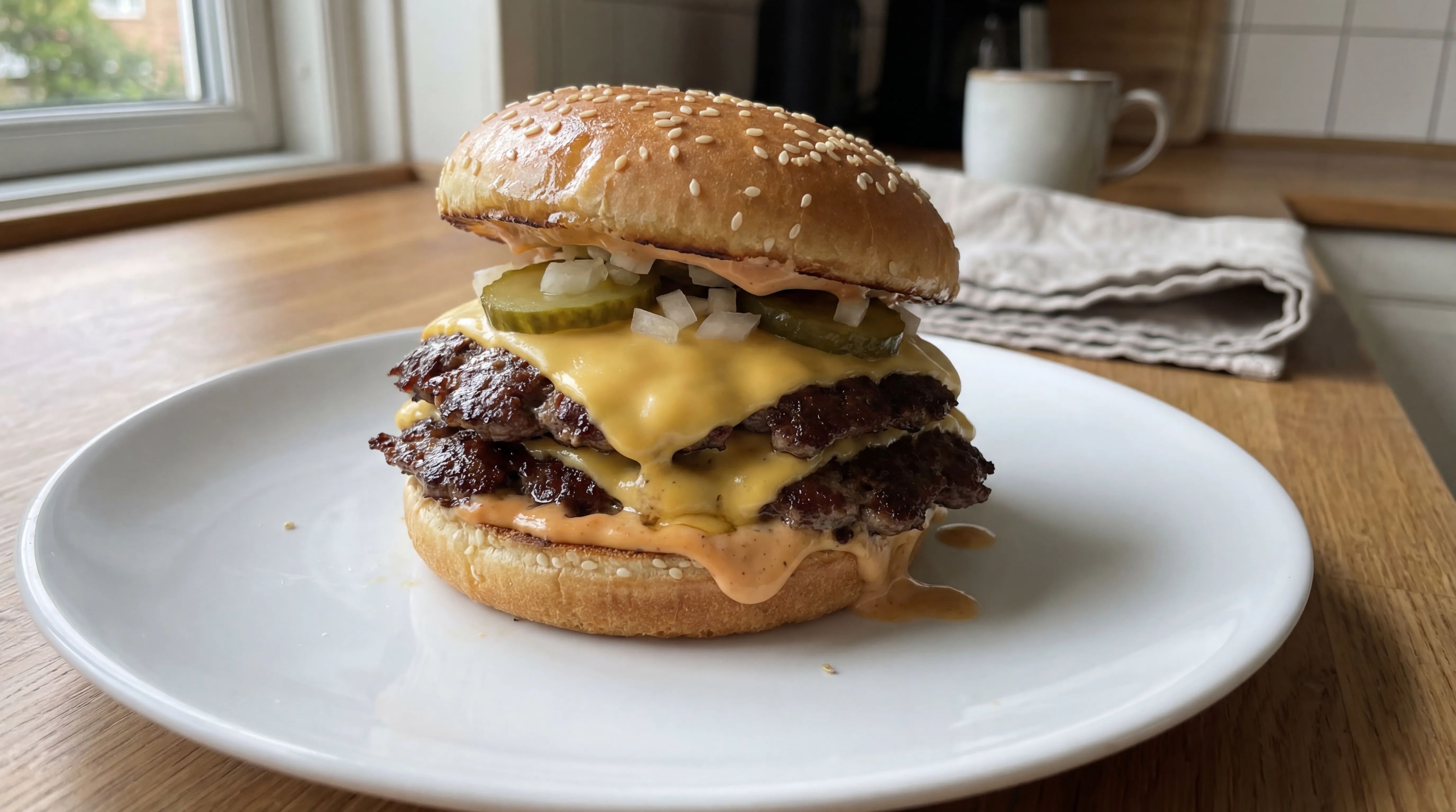 Classic Diner Double Cheeseburger | Time for Burgers | Time for Burgers