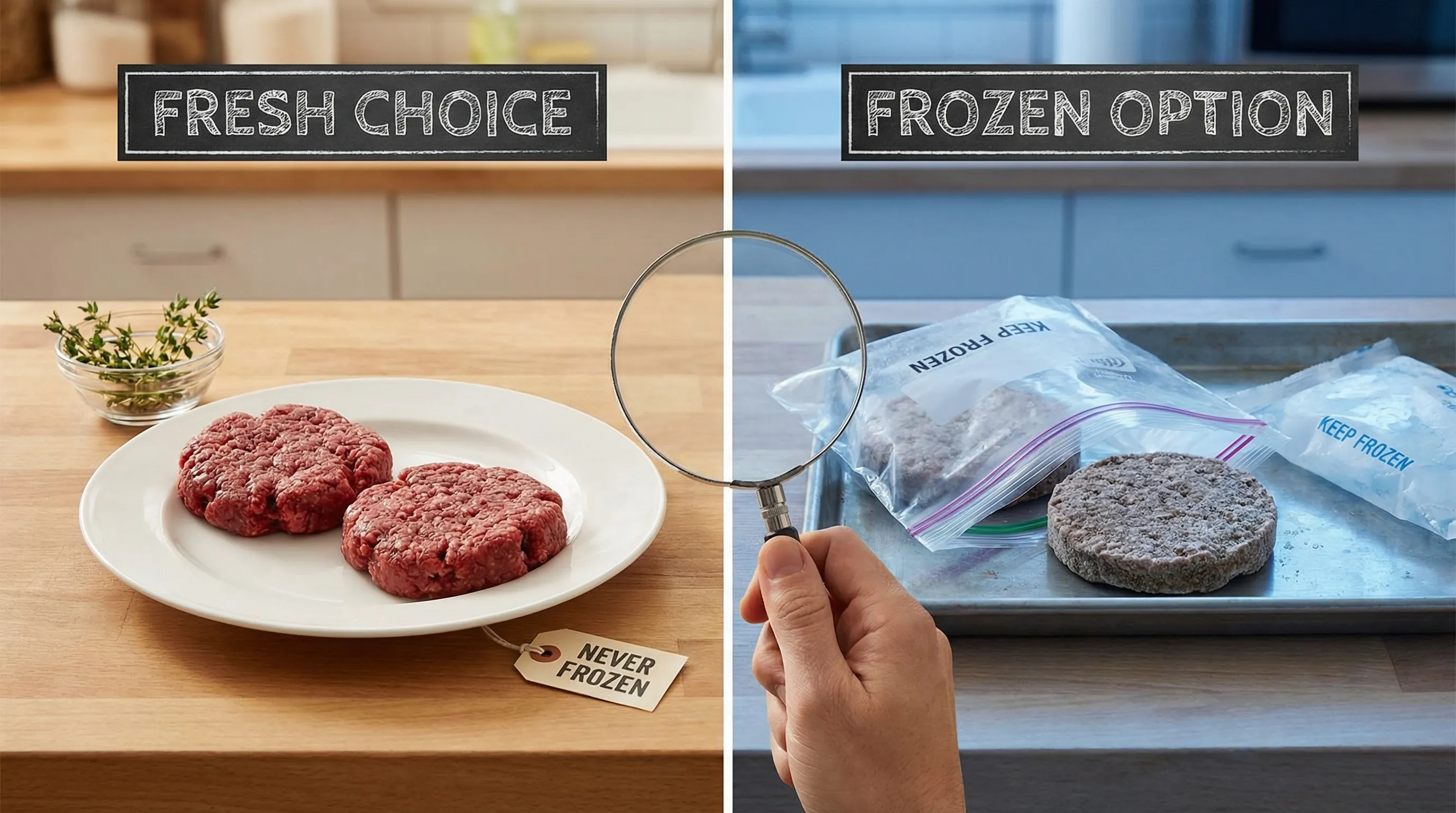 Fresh vs Frozen Burger Patties: The Complete Quality and Value Guide ...