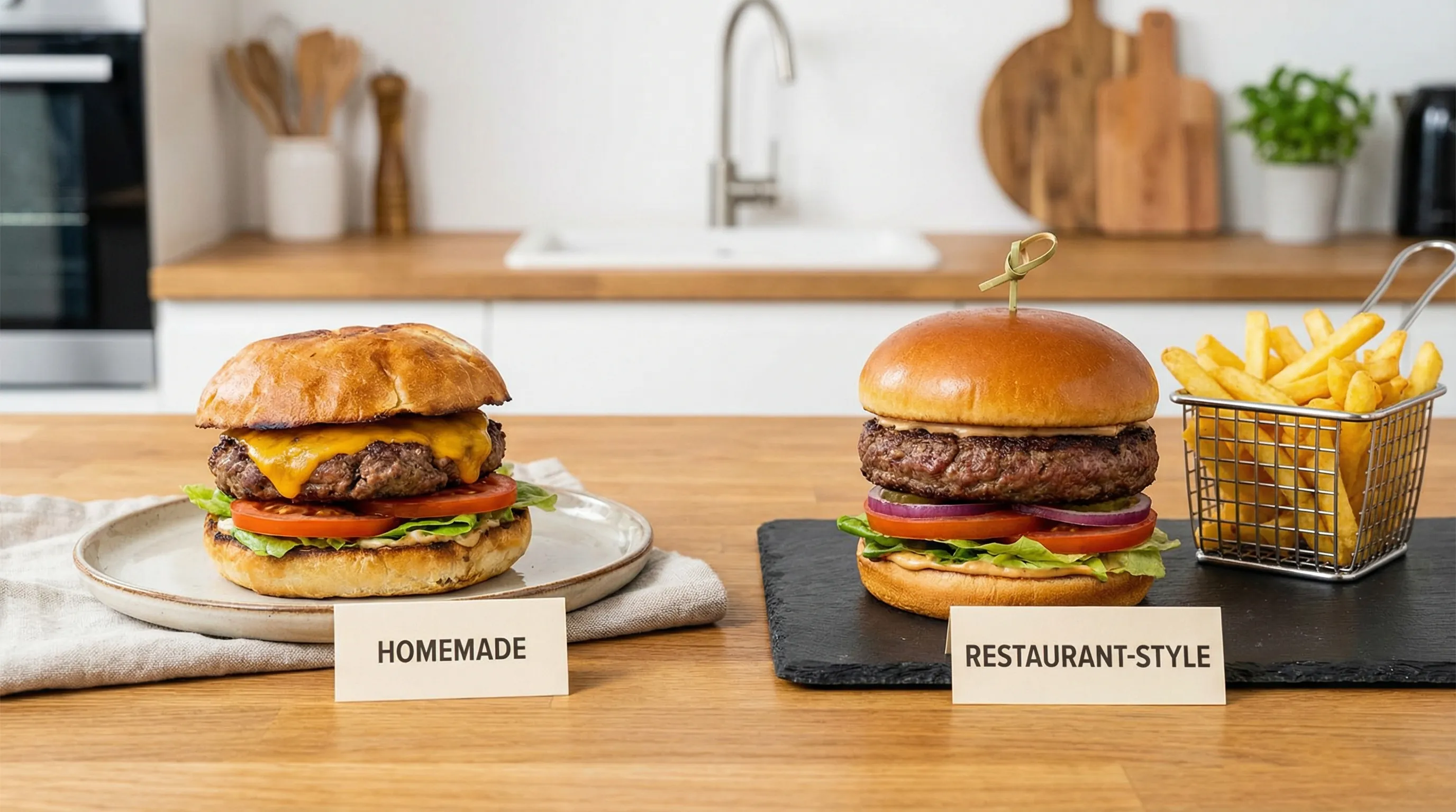 Homemade vs Restaurant Burgers: The Complete Cost & Quality Analysis ...